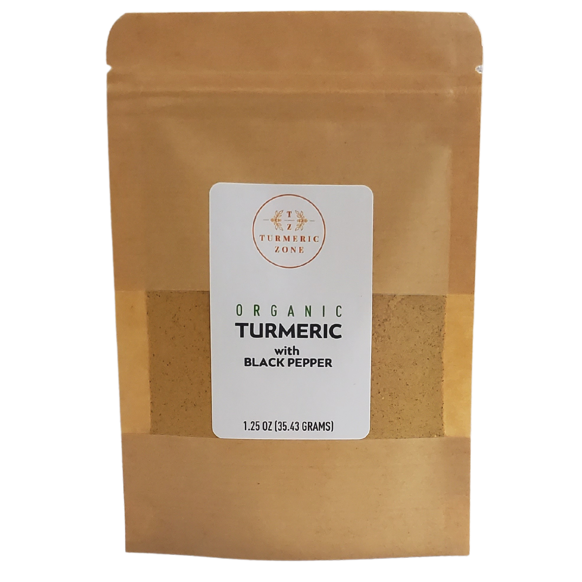 2 x Pack Organic Turmeric Powder with Black Pepper 1.25 oz — TurmericZone